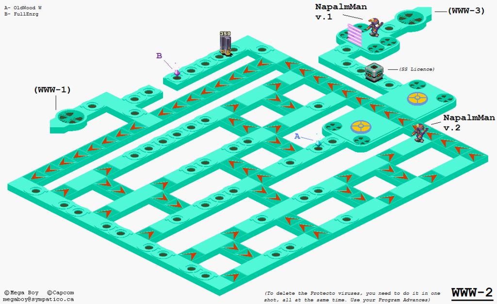 Mega Man Battle Network 2 All Maps - SteamAH