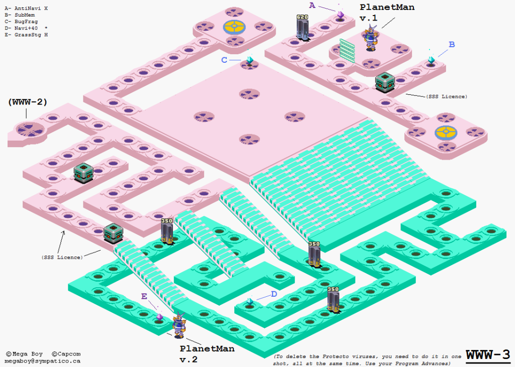 Mega Man Battle Network 2 All Maps - SteamAH