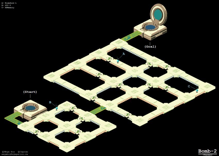 Mega Man Battle Network 2 All Maps - SteamAH