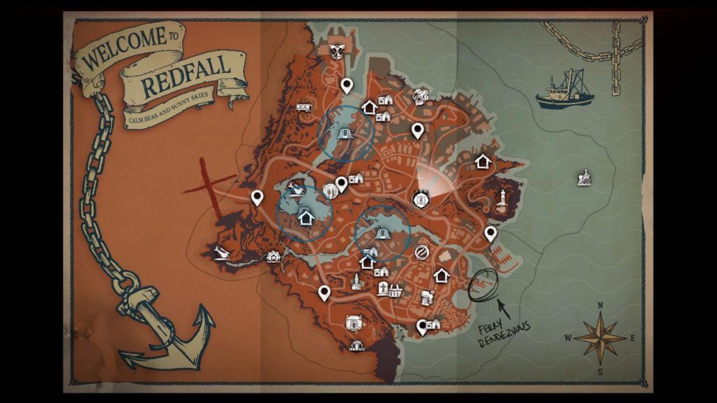 Redfall Commons & Burial Point Map Guide - SteamAH