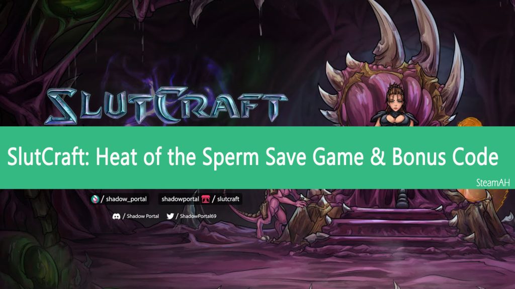 Slutcraft Heat Of The Sperm Save Game And Bonus Code Steamah 
