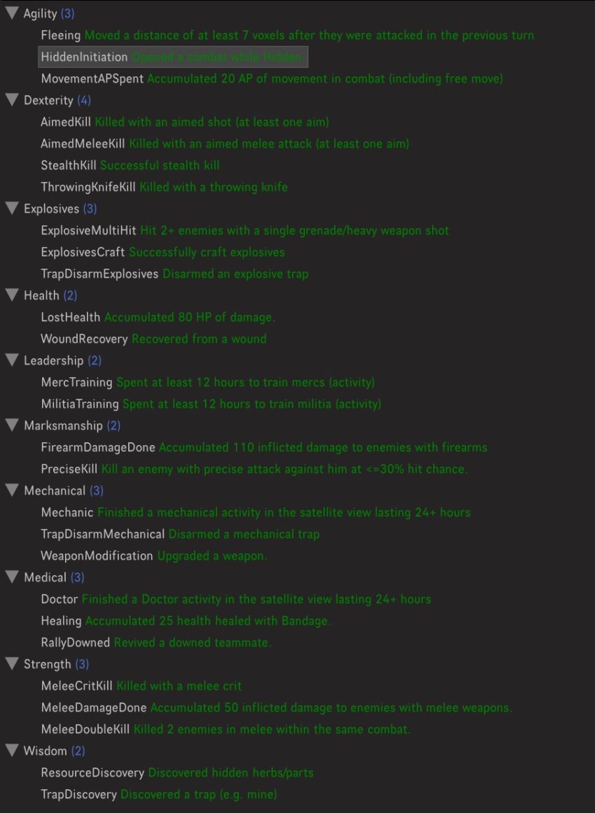 Jagged Alliance 3 Activity for Stat Increase - SteamAH