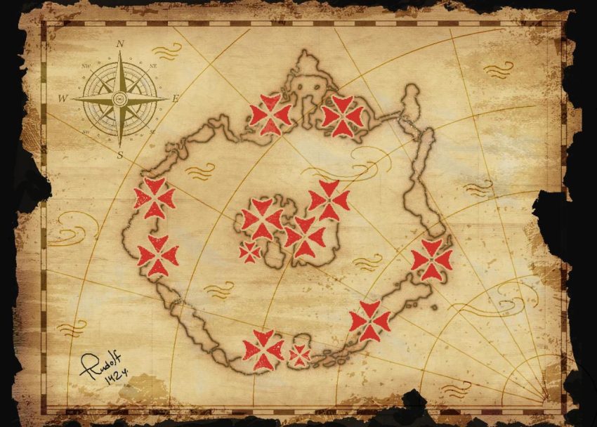 Black Skylands Maps for Hidden Treasures and Data Crystals - SteamAH