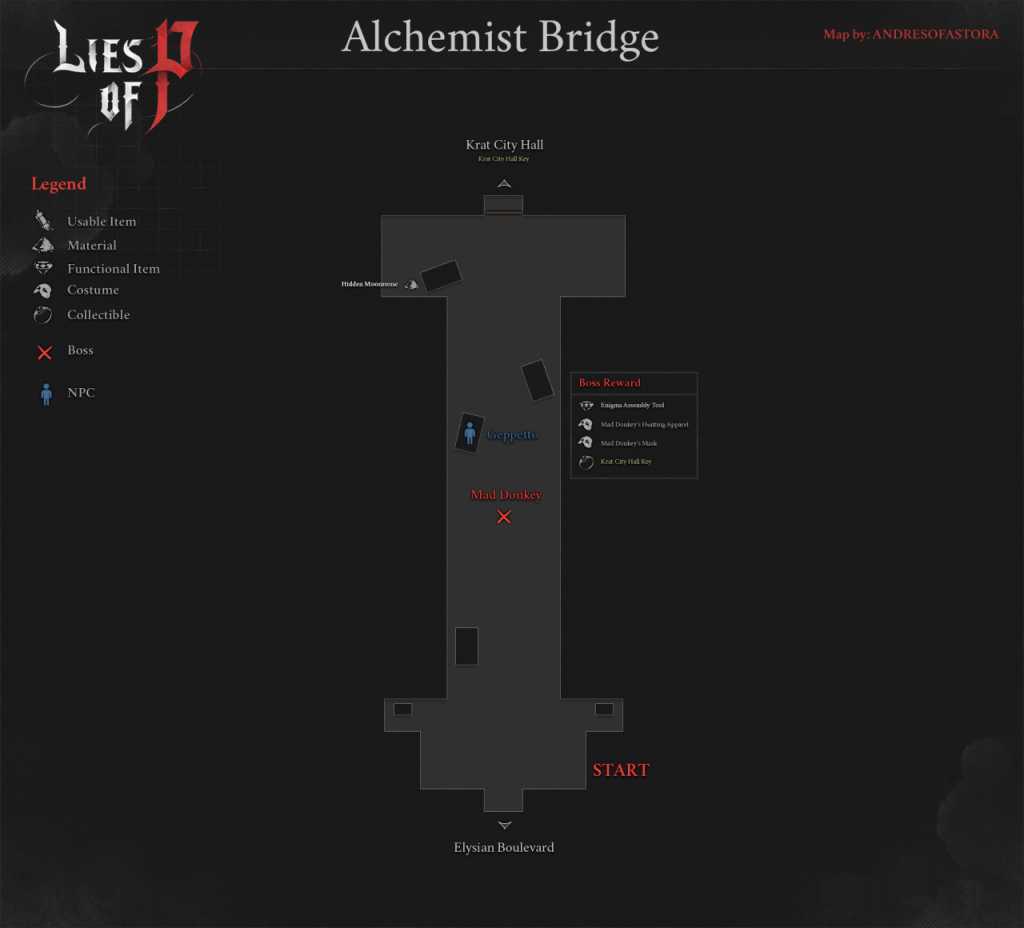 Lies of P All Maps with Items, Enemies and NPC marked - SteamAH