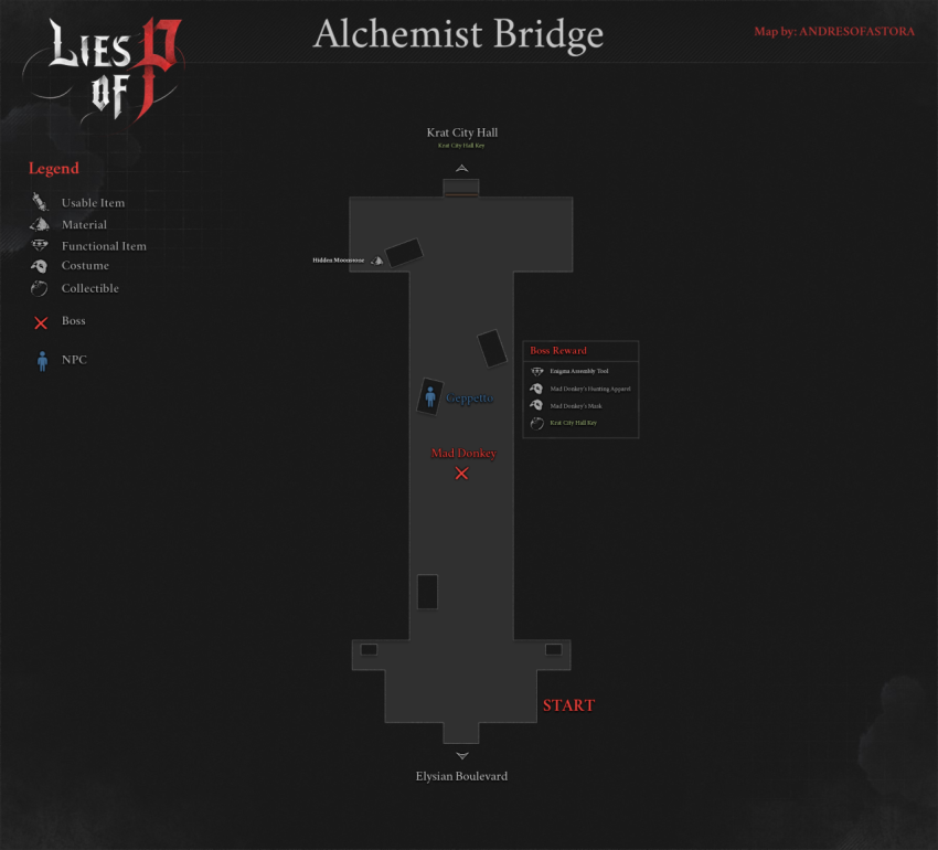 Lies of P All Maps with Items, Enemies and NPC marked - SteamAH