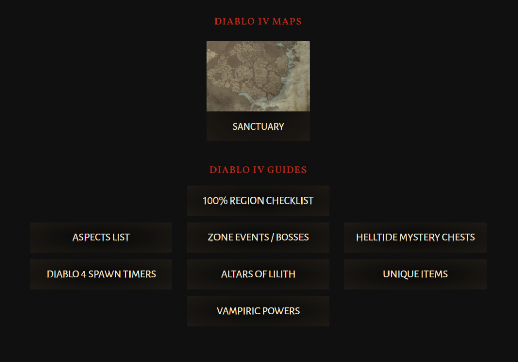 Diablo IV Interactive Map with Everything you Need - SteamAH