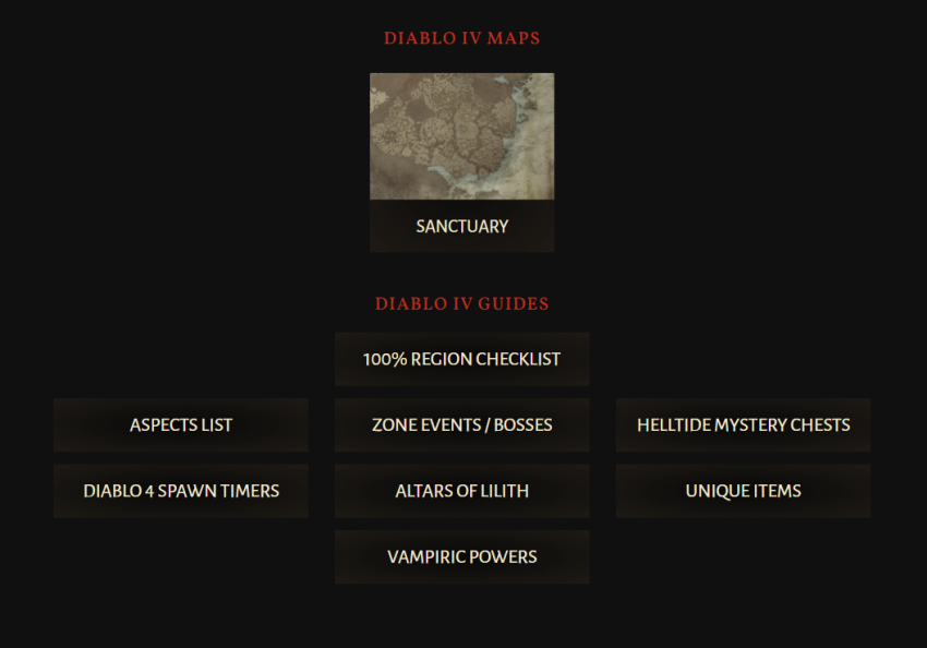 Diablo IV Interactive Map with Everything you Need - SteamAH
