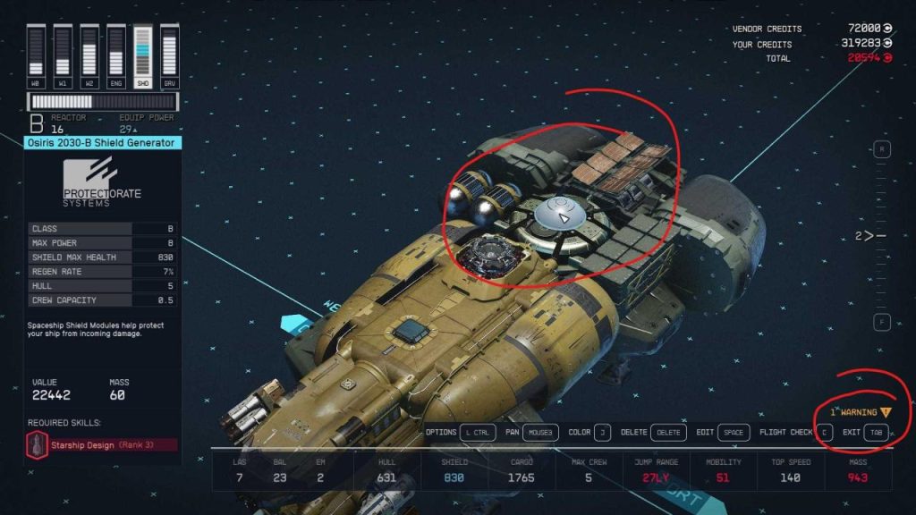 Starfield How To Install Unavailable Space Ship Modules Steamah