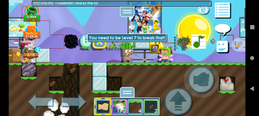Growtopia: Farmable Info About Level Restriction and Seed Drops - SteamAH