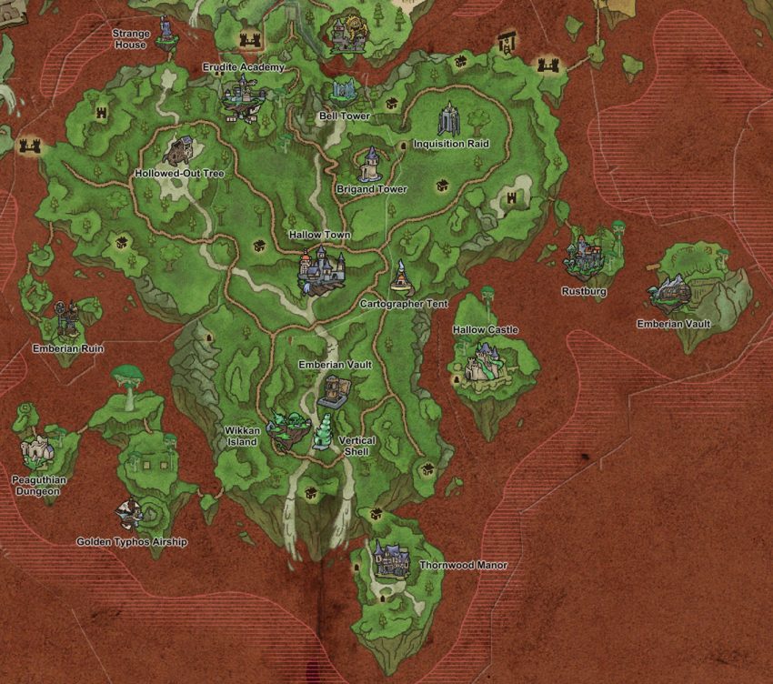 Dread Delusion: All Landmarks and Maps - SteamAH