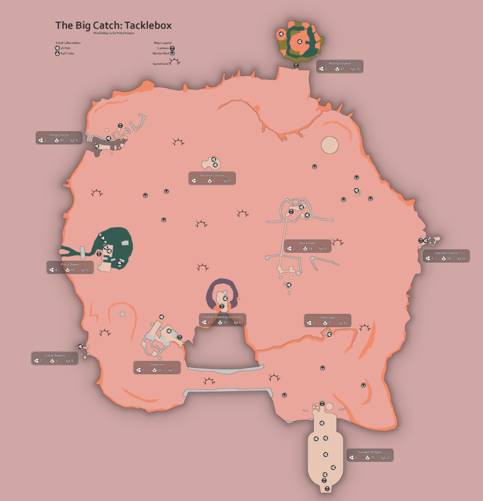 The Big Catch: Tacklebox - World Map + How to Use the Compass - SteamAH